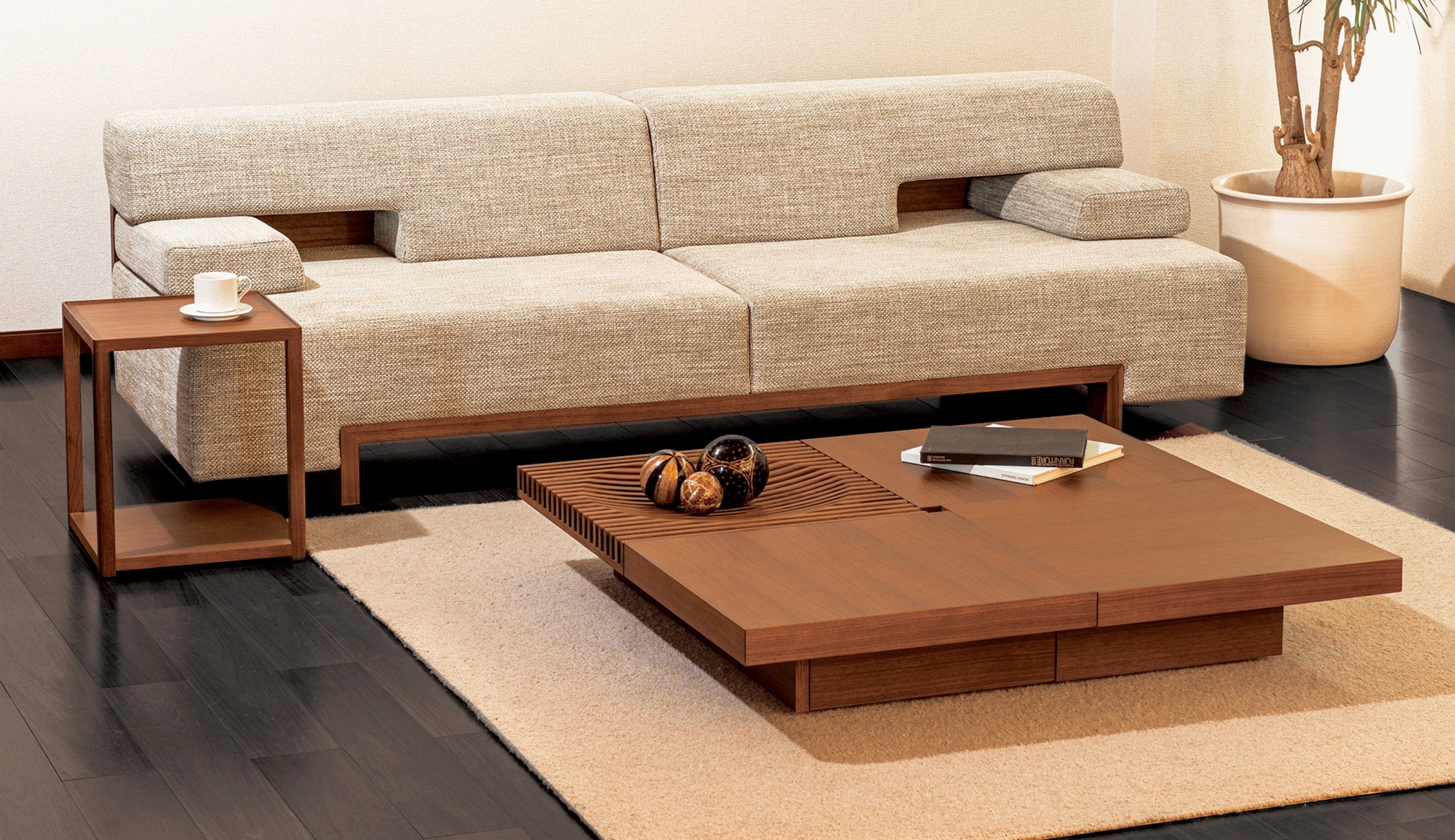 Japandi Coffee Tables | Minimal Natural Wood & Scandinavian-Japanese ...