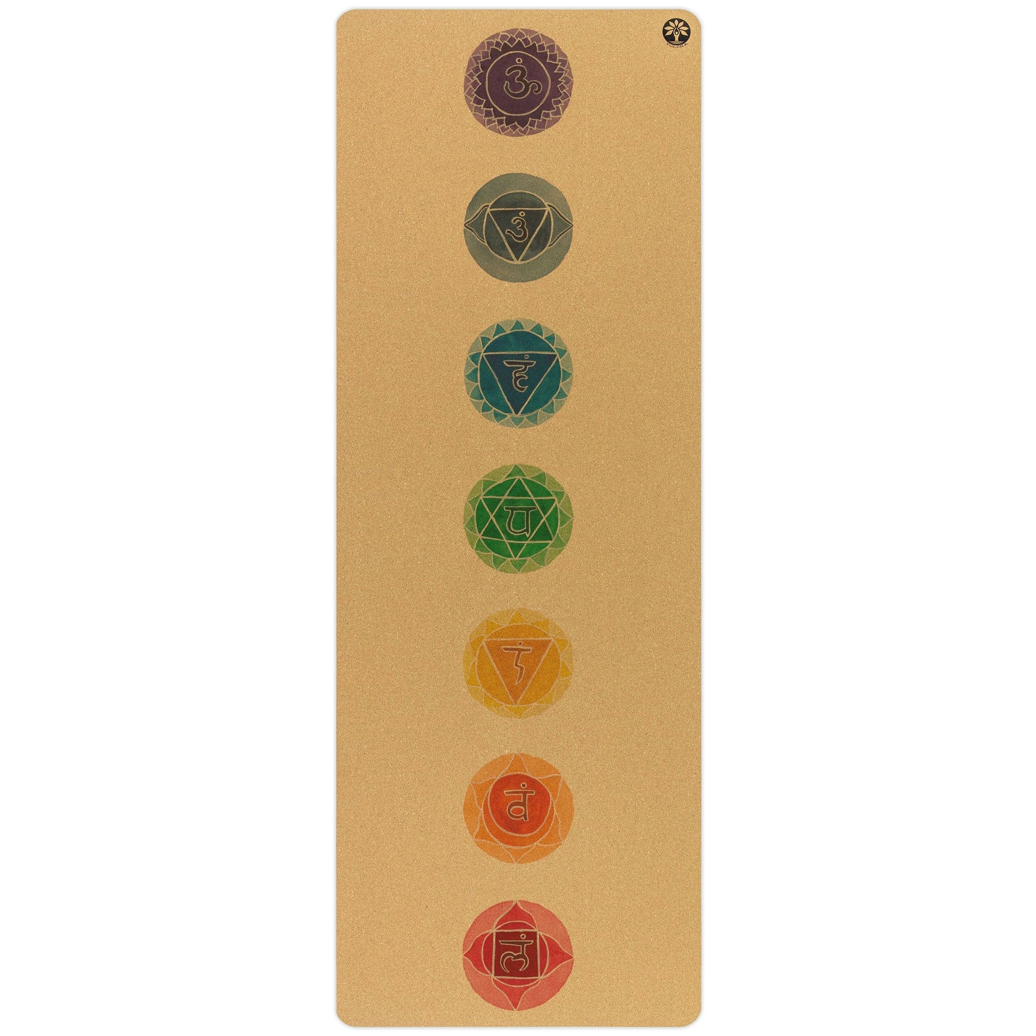 Chakras Aura Cork Yoga Mat – Japandi Supply House