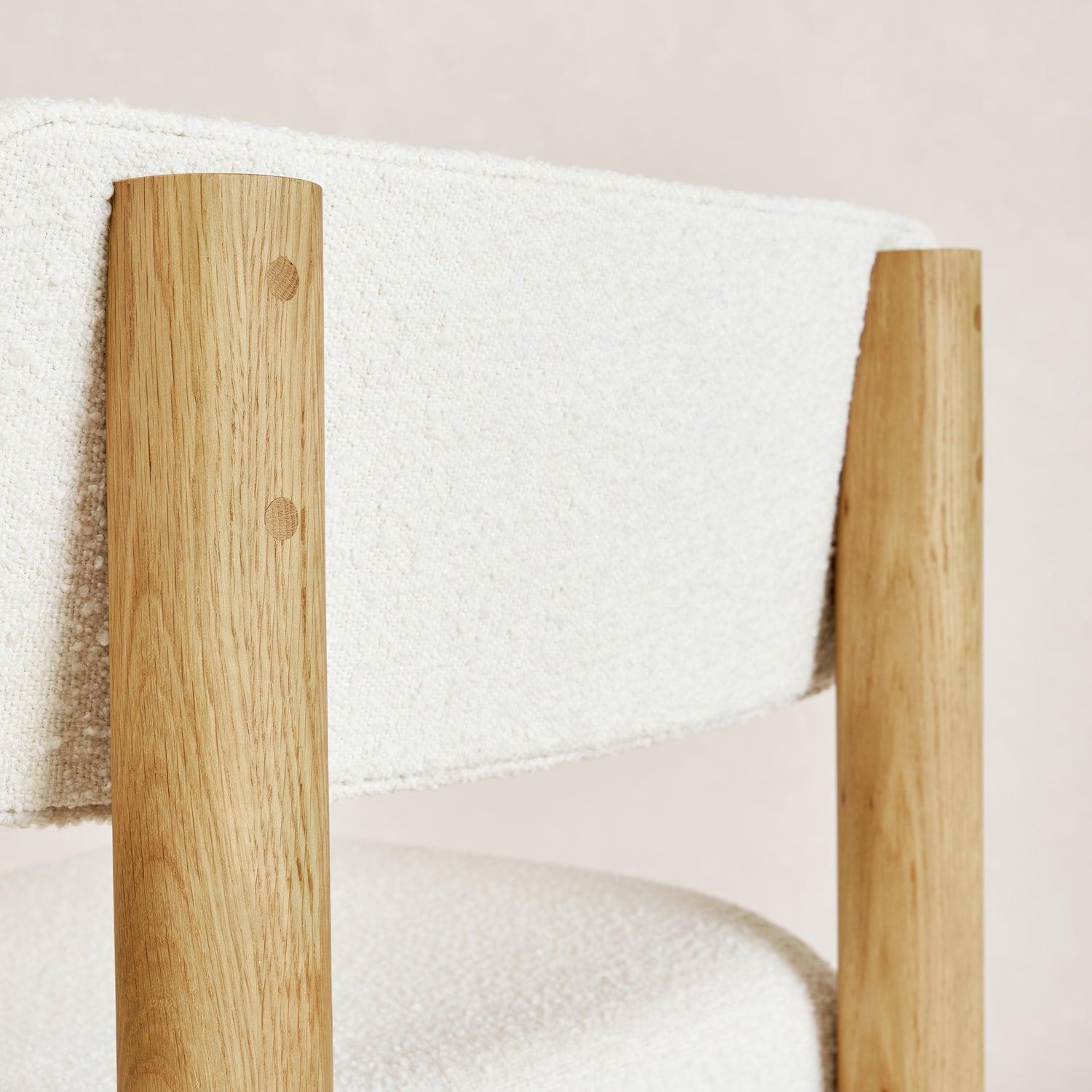 Charlie Dining Chair - White Oak | Japandi Supply House