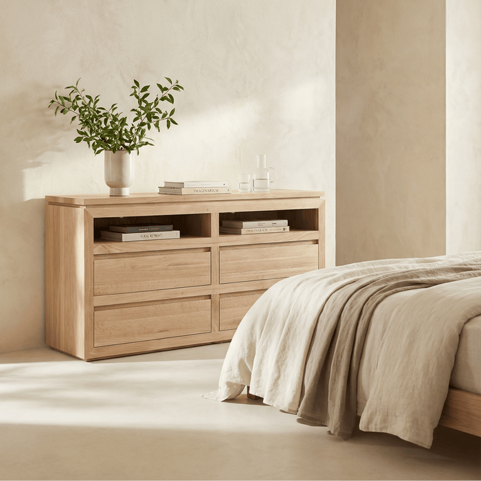 Sofita Dresser | Solid Oak Dresser with Soft-Close Drawers – Japandi ...