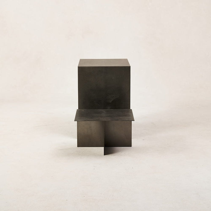 Valley Side Table – Stainless Steel | Modern Minimalist Japandi Accent ...
